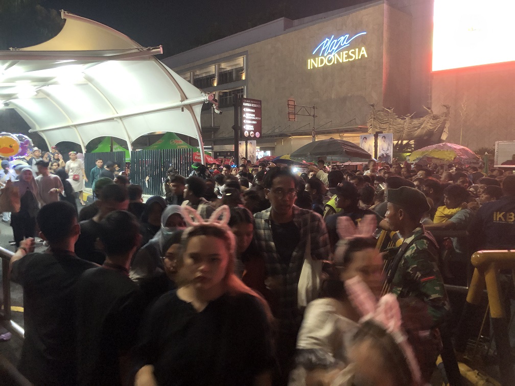 Manajemen Lalu Lintas Orang pada Malam Tahun Baru di Jakarta Jadi Catatan